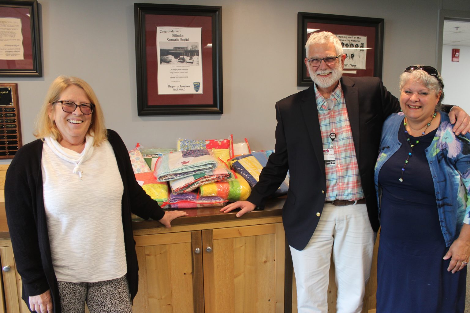 Millinocket Regional Hospital | Quilts for kids donation made to MRH ...