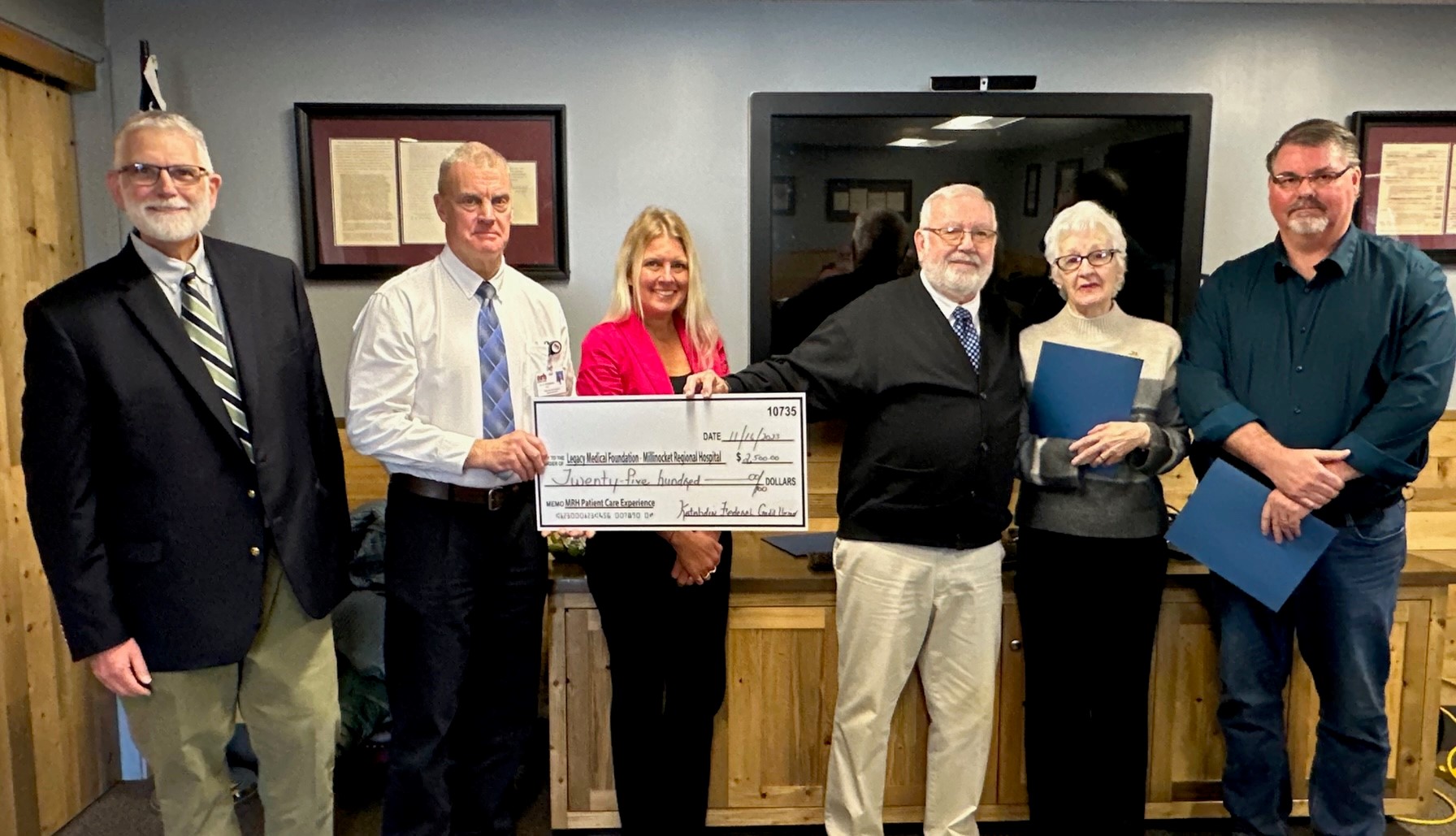 Millinocket Regional Hospital | KFCU establishes endowment to support ...